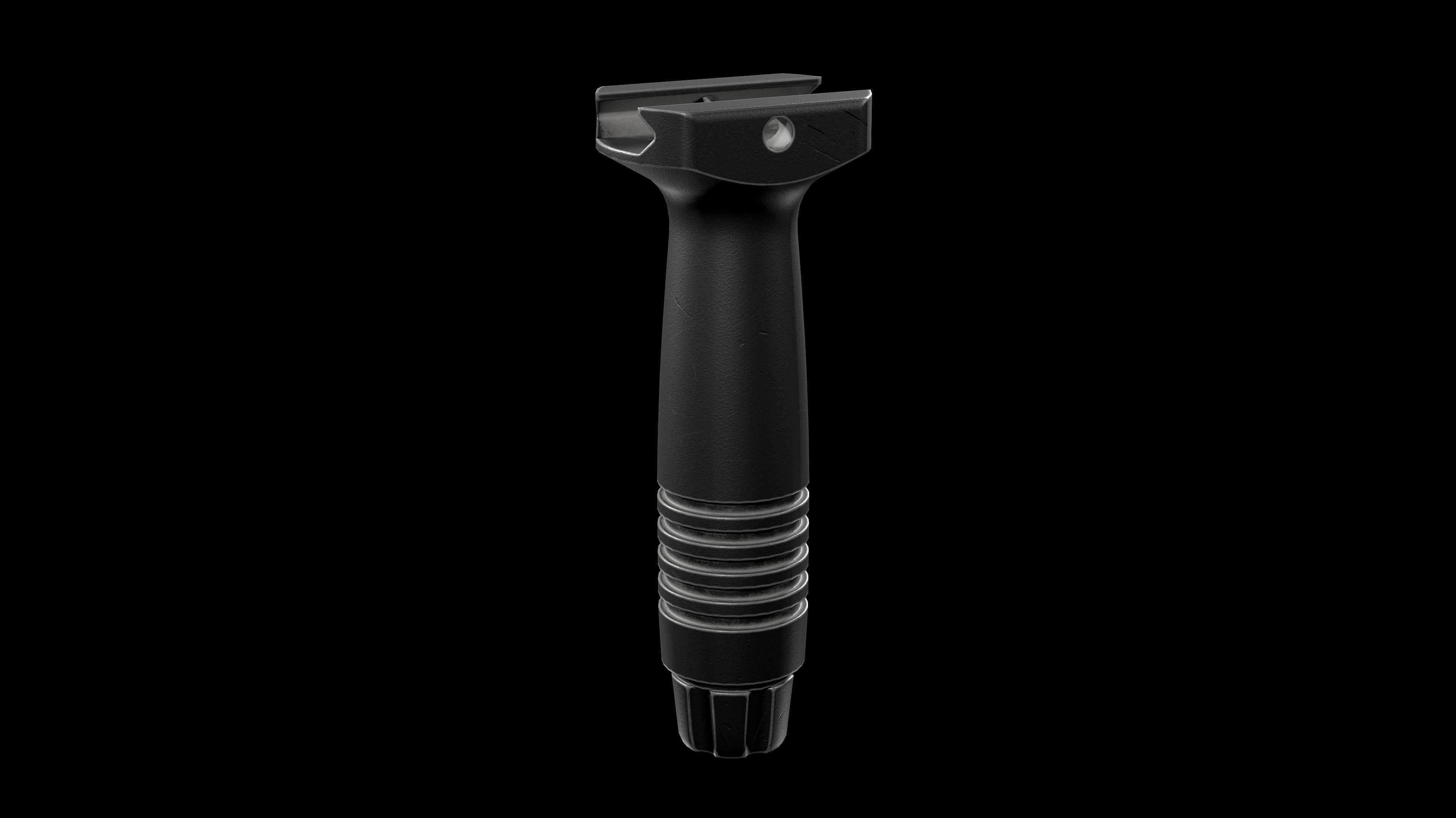 3D model Knights Armament Forward Grip Vertical Grip VR / AR / low-poly ...