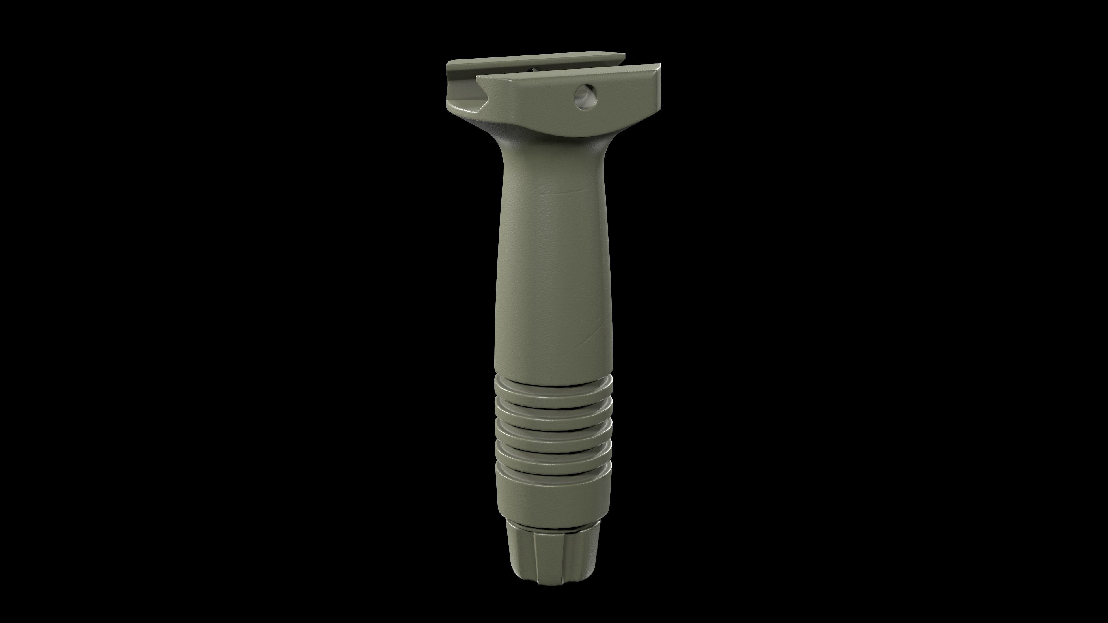 3D model Knights Armament Forward Grip Vertical Grip VR / AR / low-poly ...