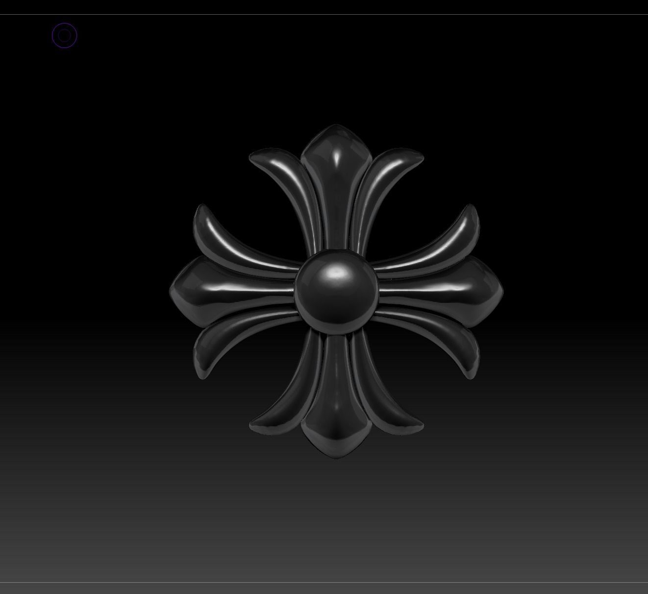 Chrome heart 3D model 3D printable | CGTrader