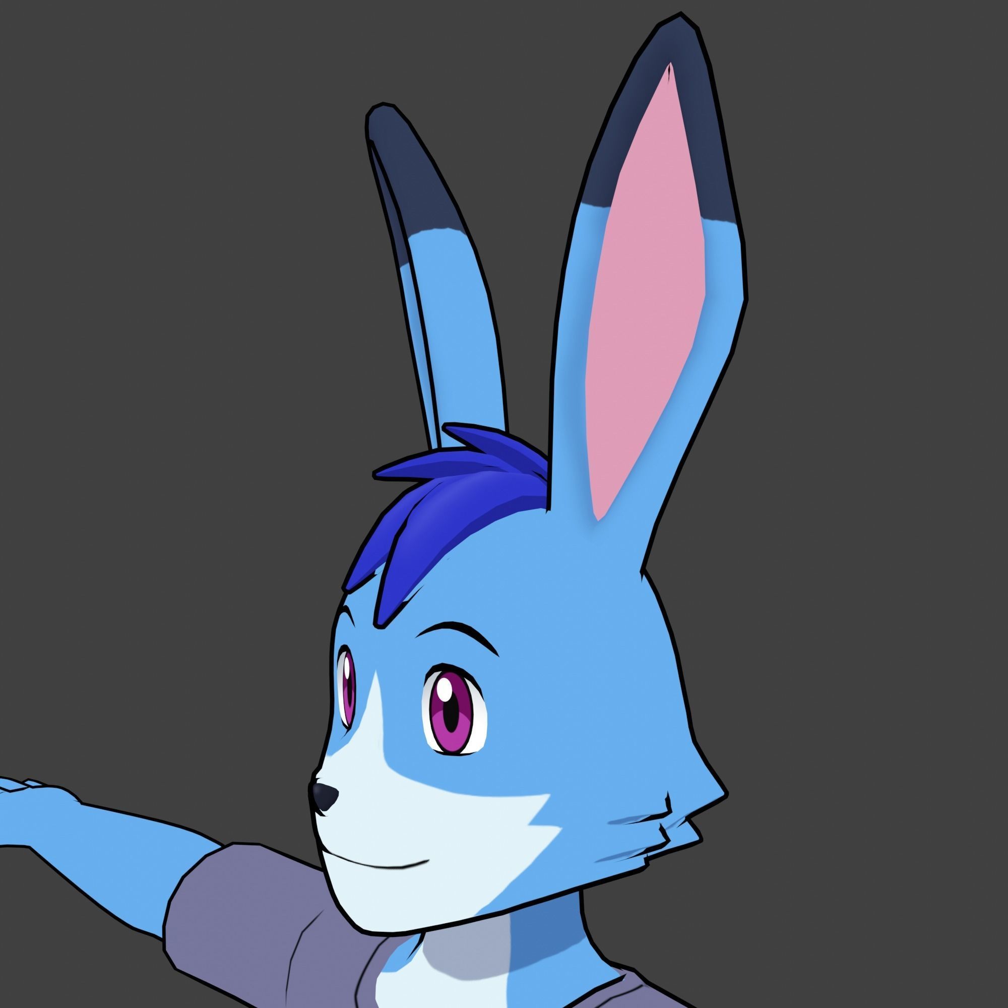 Pride OC - Usake 3D model | CGTrader