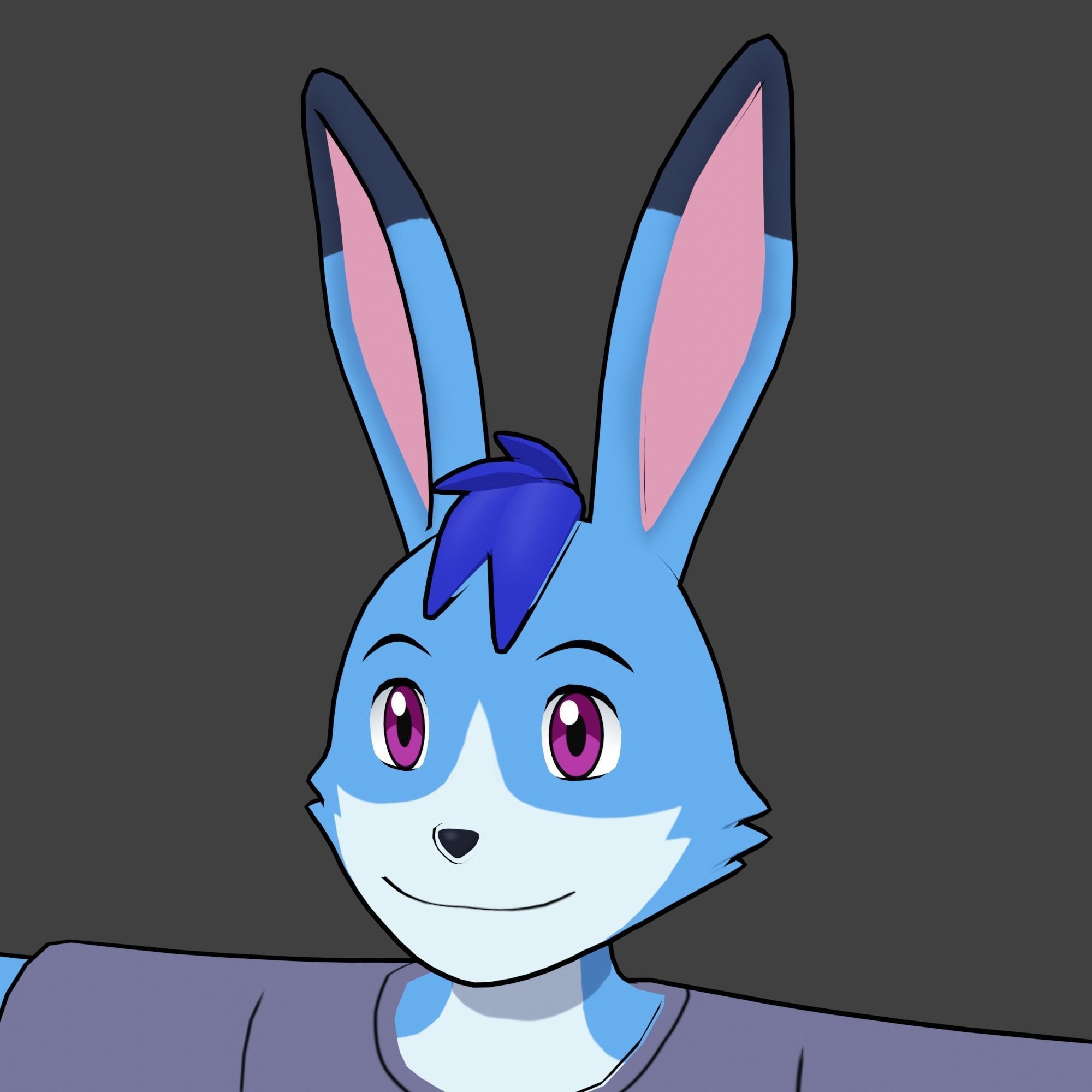 Pride OC - Usake 3D model | CGTrader