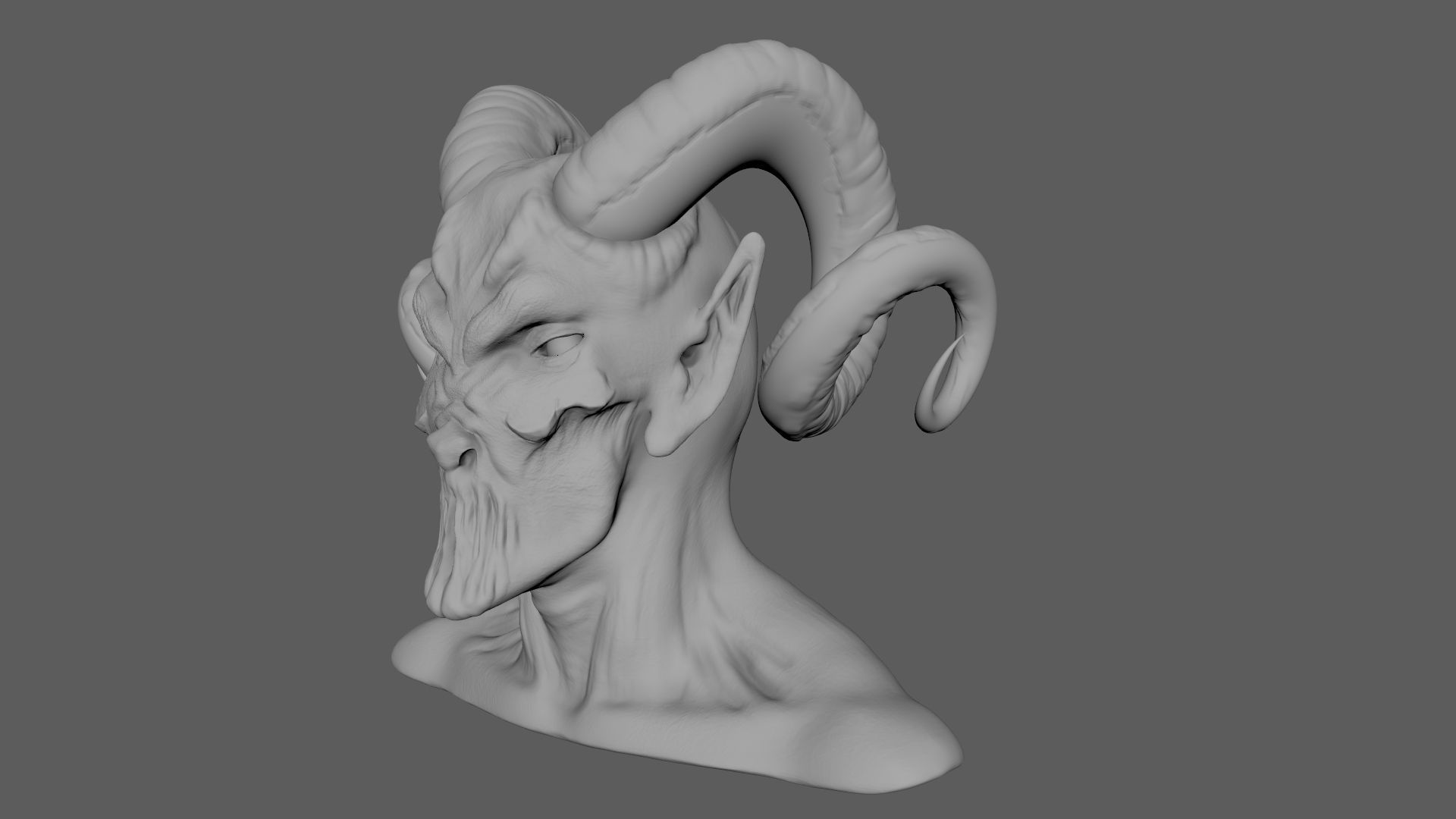 Zbrush Demon Model Character Sculpture Evil free 3D model | CGTrader