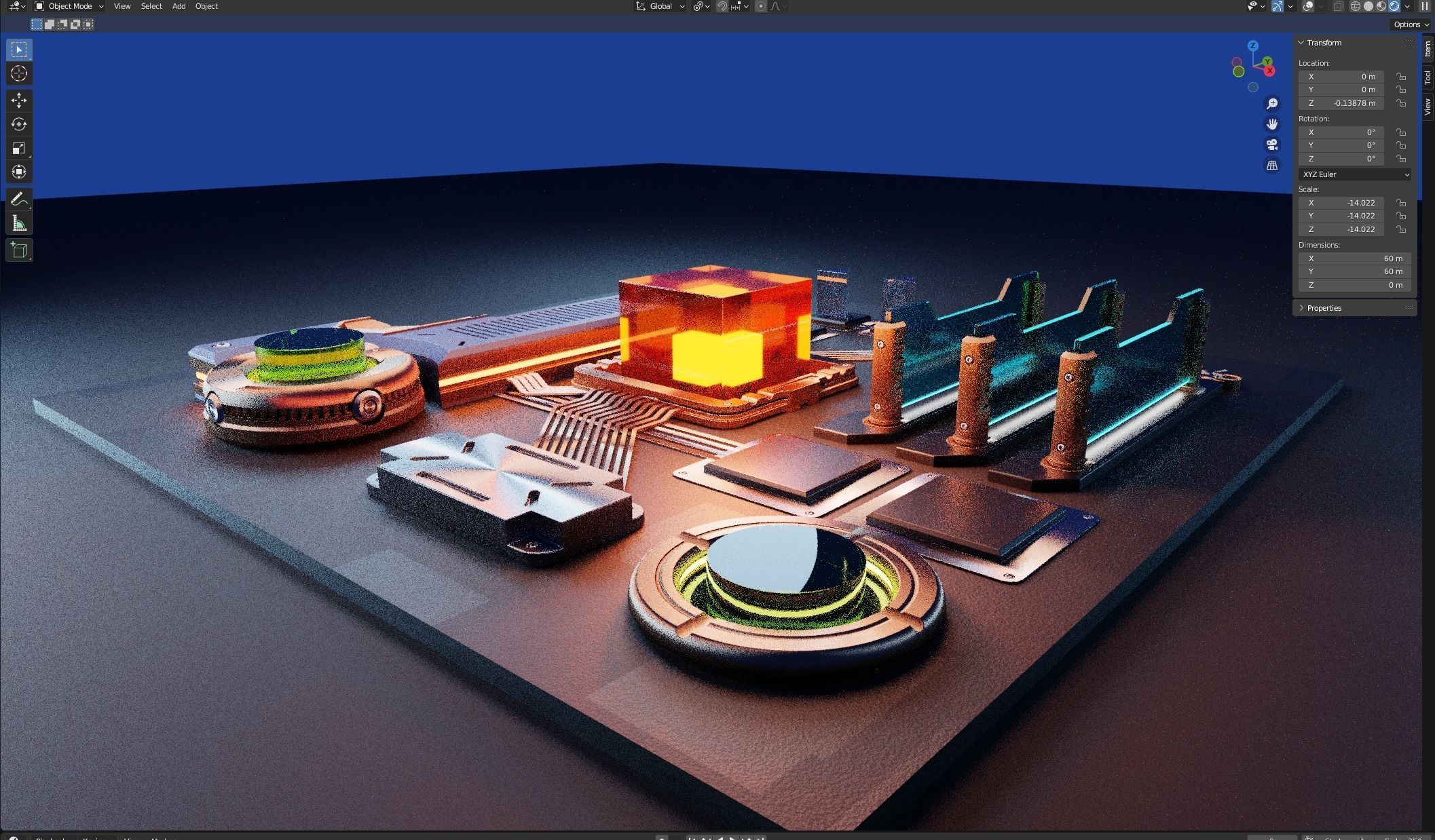 Isometric Motherboard Low-poly 3D model | CGTrader