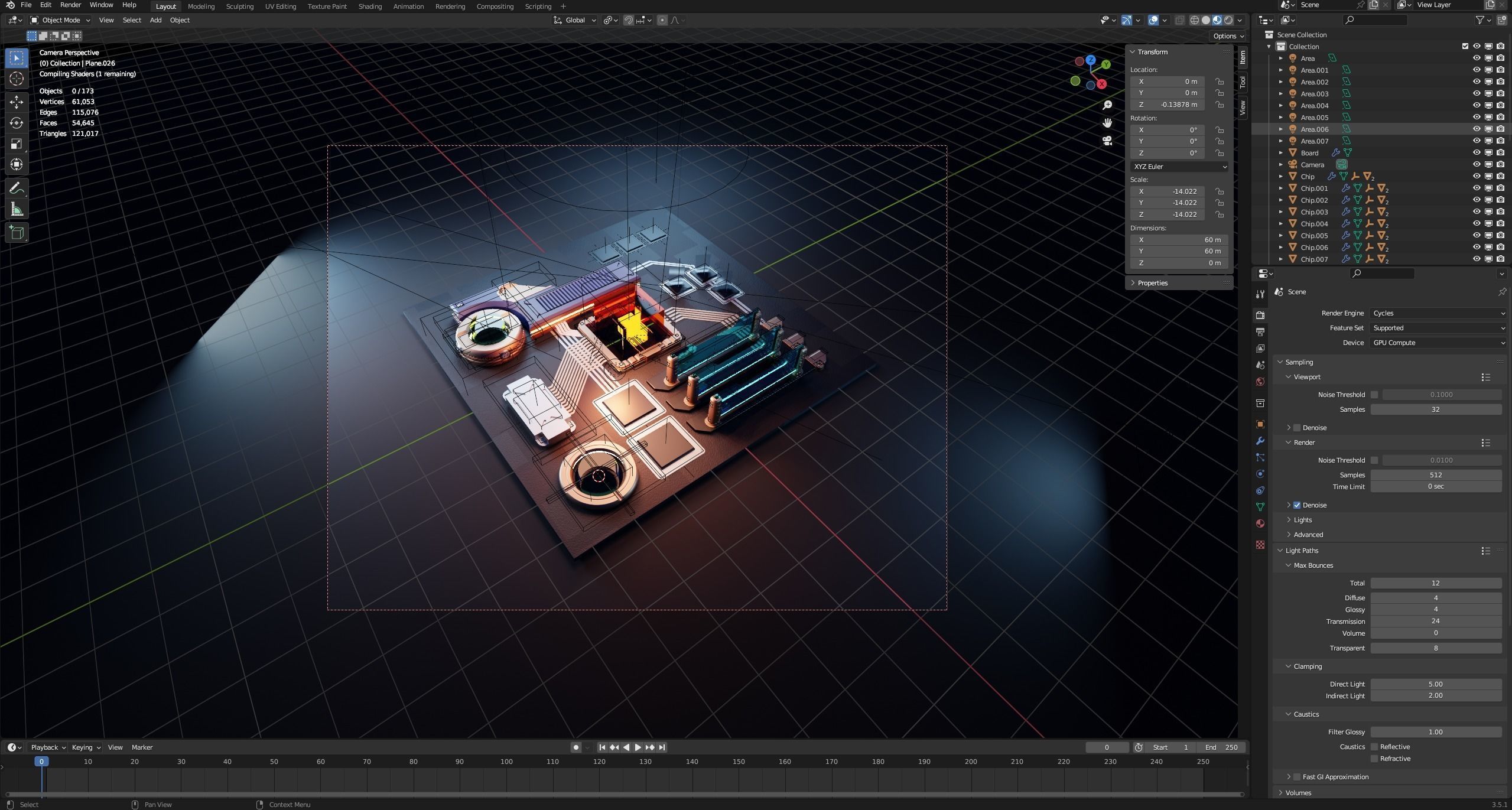 Isometric Motherboard Low-poly 3D model | CGTrader