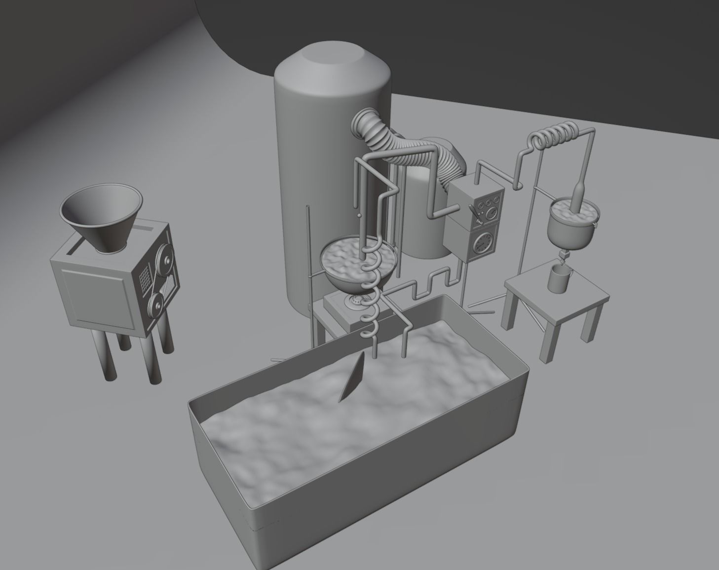 Isometric Laboratory 3D model | CGTrader