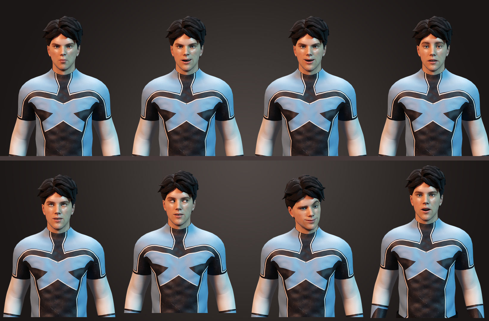 3D model Male rigged game character Low-poly VR / AR / low-poly | CGTrader