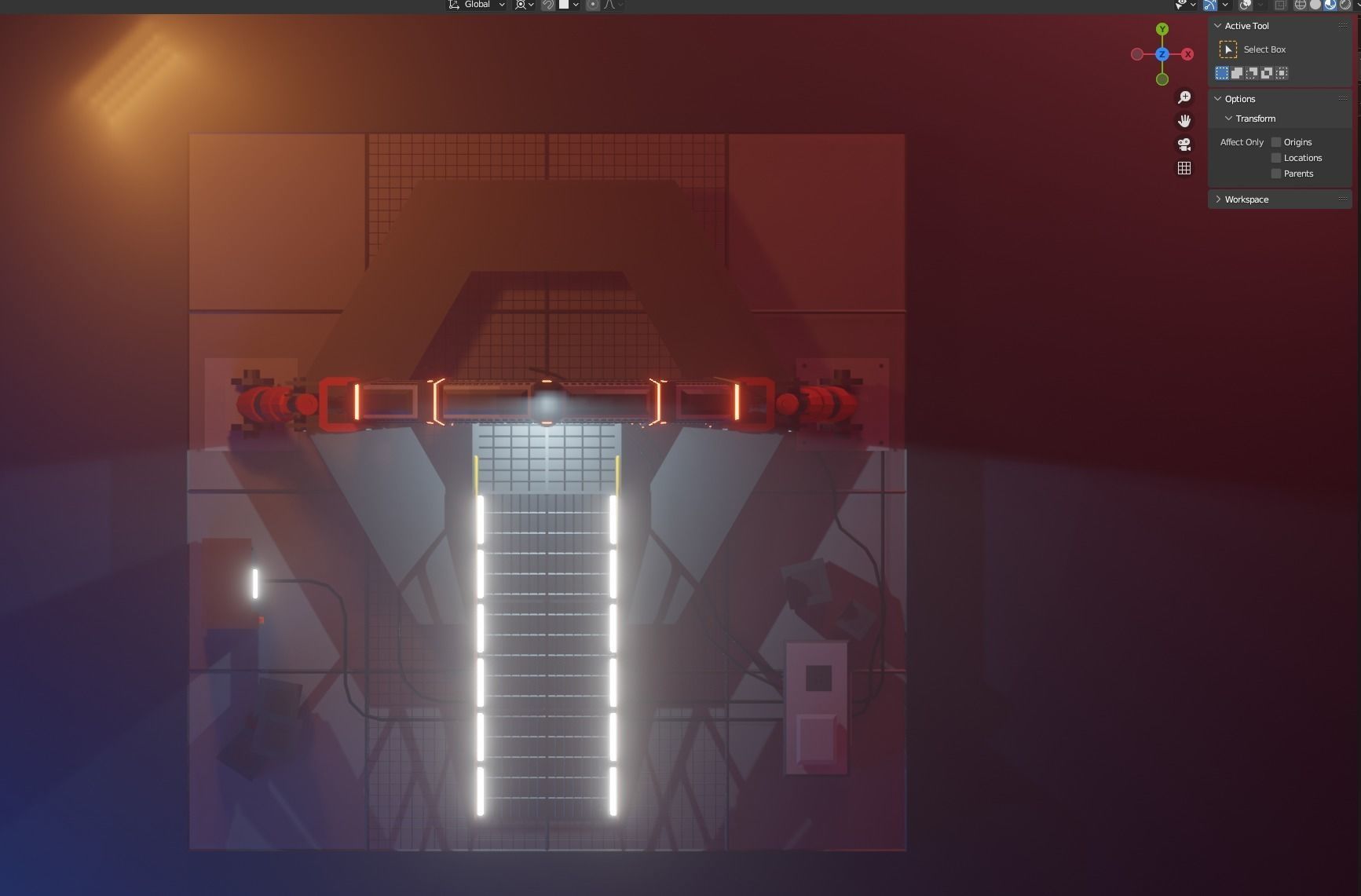 Isometric Portal 3D model | CGTrader