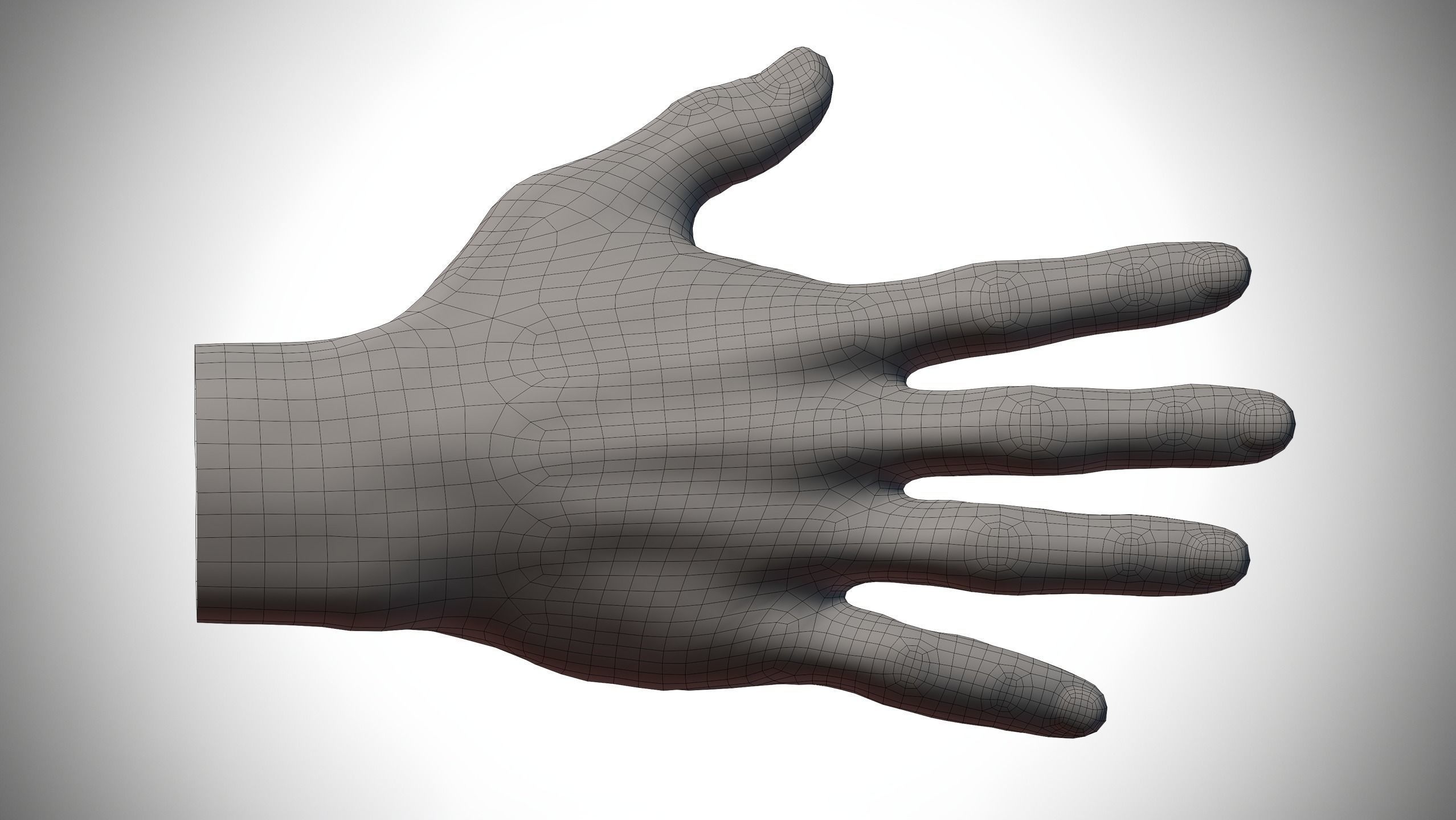 3D model Low-Polygon Hand VR / AR / low-poly | CGTrader