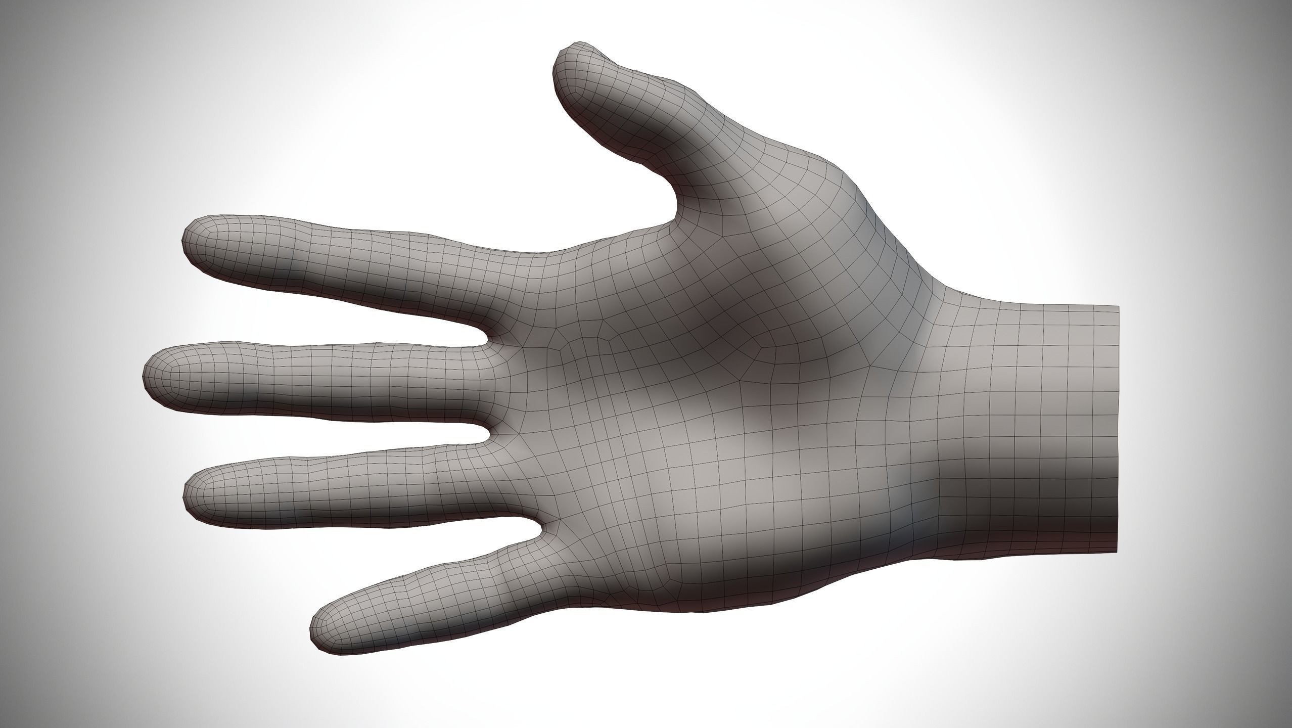 3D model Low-Polygon Hand VR / AR / low-poly | CGTrader