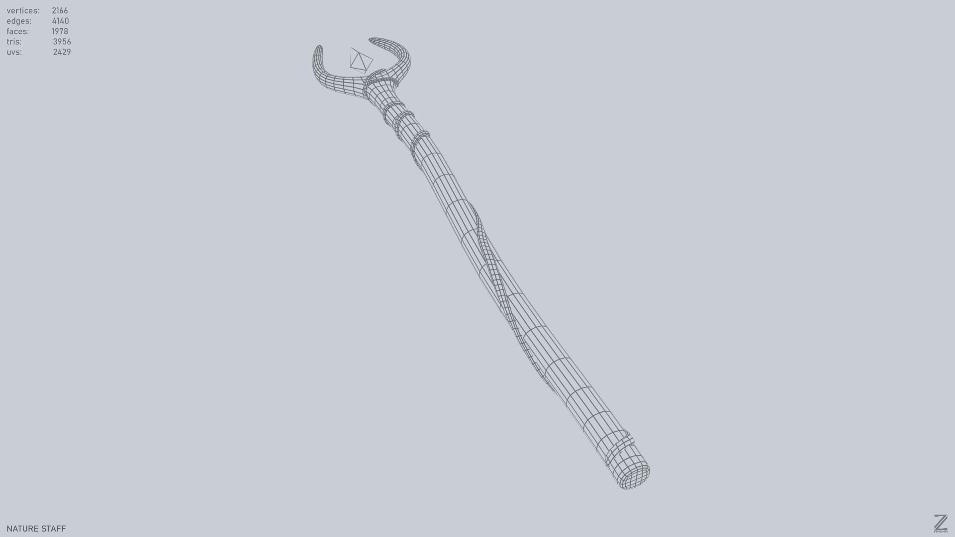 3D model Nature staff VR / AR / low-poly | CGTrader
