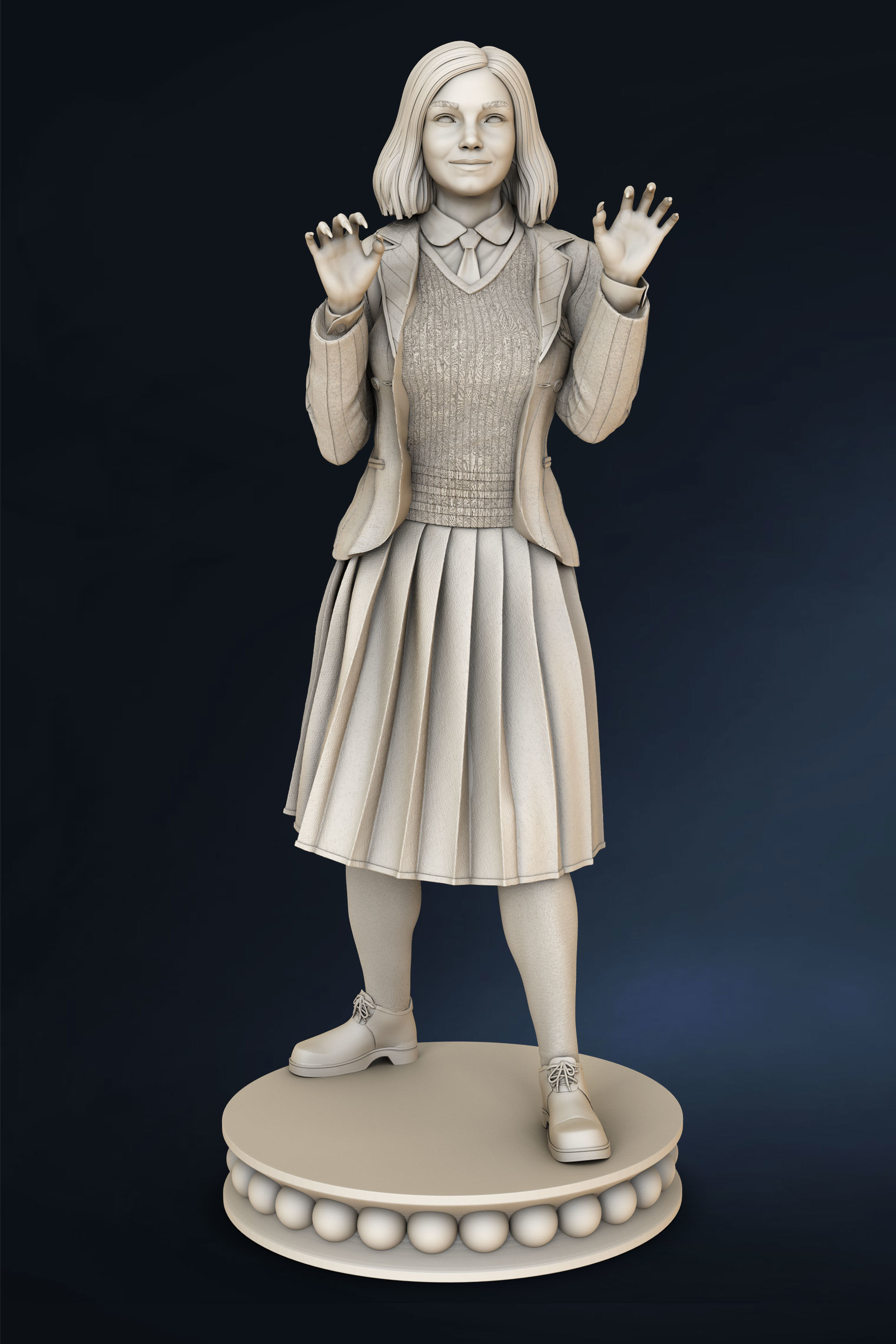 Enid Sinclair - Wednesday 3D model 3D printable | CGTrader