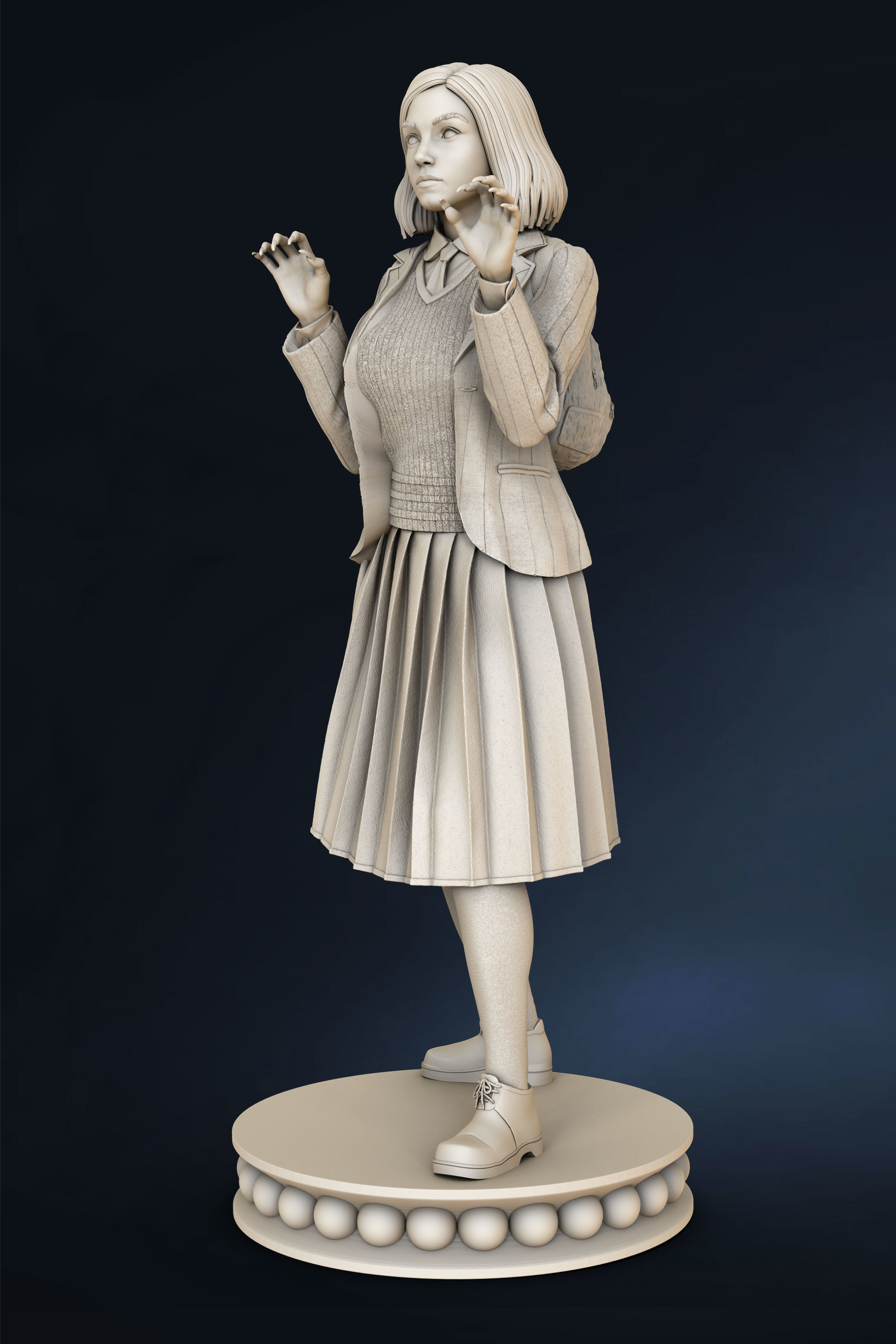 Enid Sinclair - Wednesday 3D model 3D printable | CGTrader
