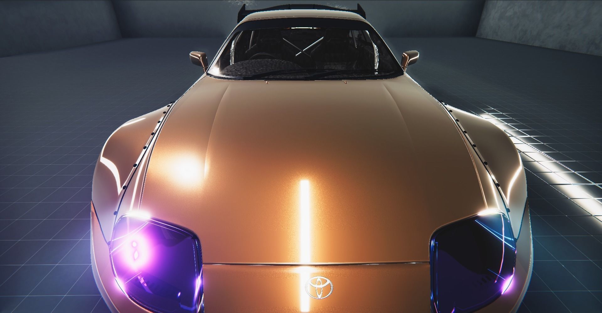 Toyota Supra MK4 1994 Modified Custom 3D model rigged | CGTrader