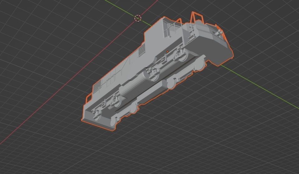 Classic Train engine 3D model | CGTrader