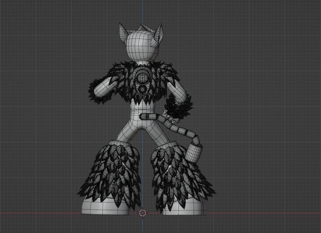 Pluto Mega Man V 3D model rigged | CGTrader