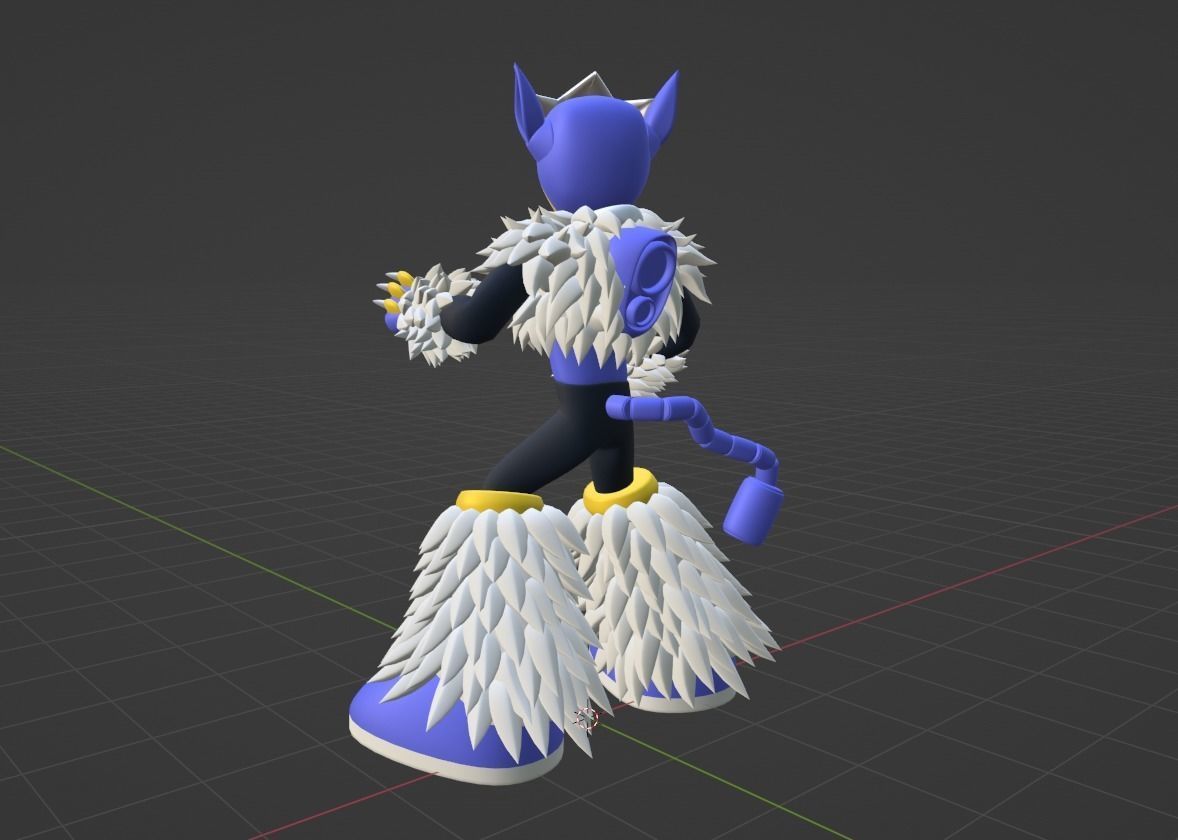Pluto Mega Man V 3D model rigged | CGTrader