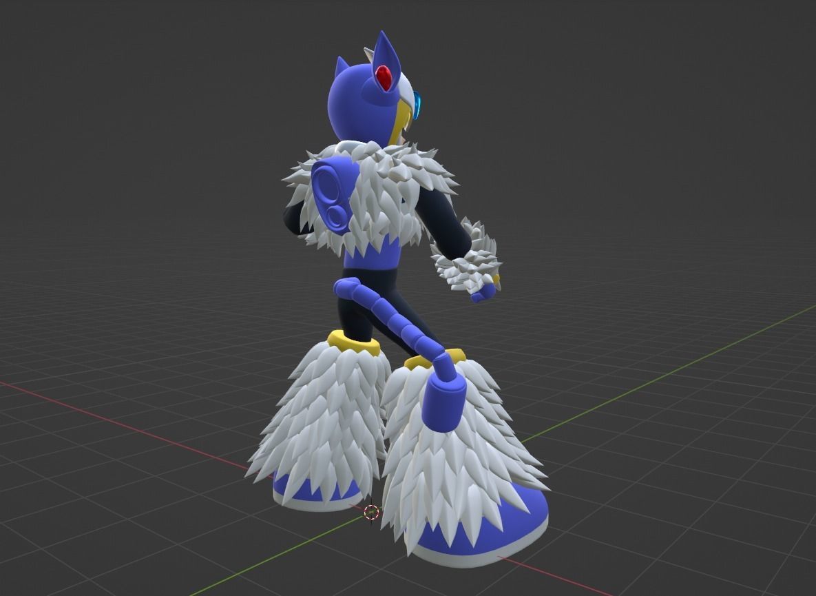 Pluto Mega Man V 3D model rigged | CGTrader