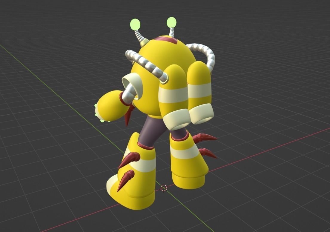 Venus Mega Man V 3D model rigged | CGTrader