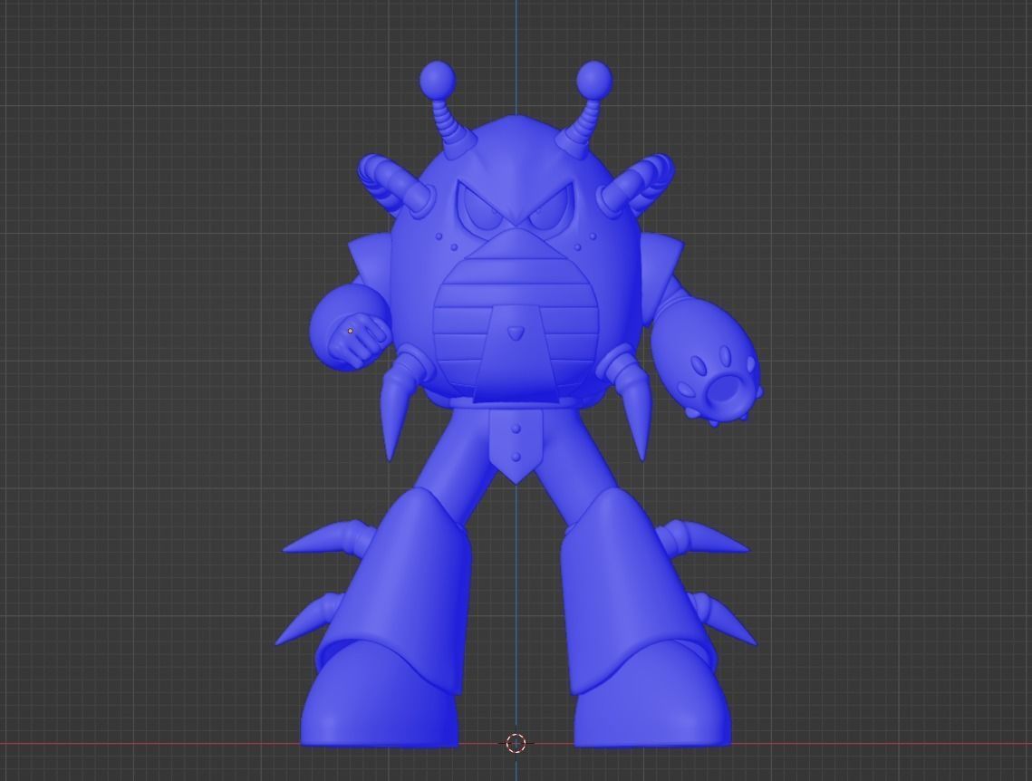 Venus Mega Man V 3D model rigged | CGTrader