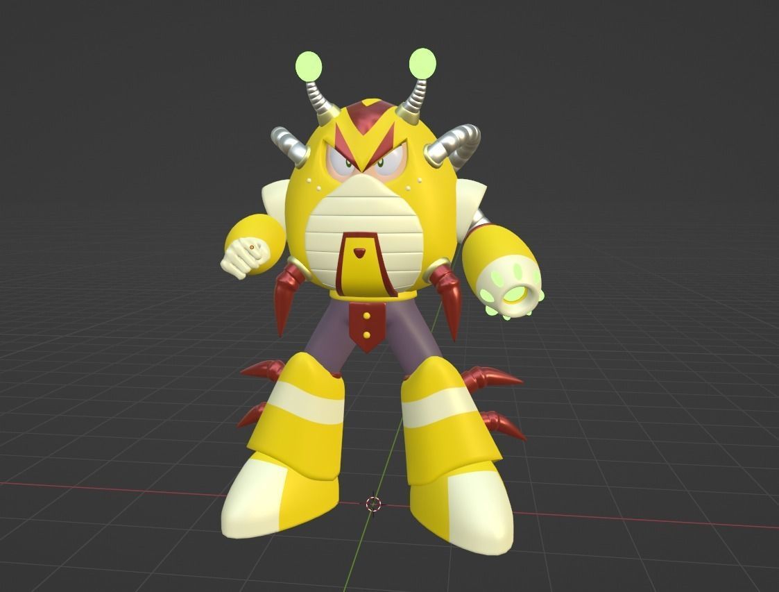 Venus Mega Man V 3D model rigged | CGTrader