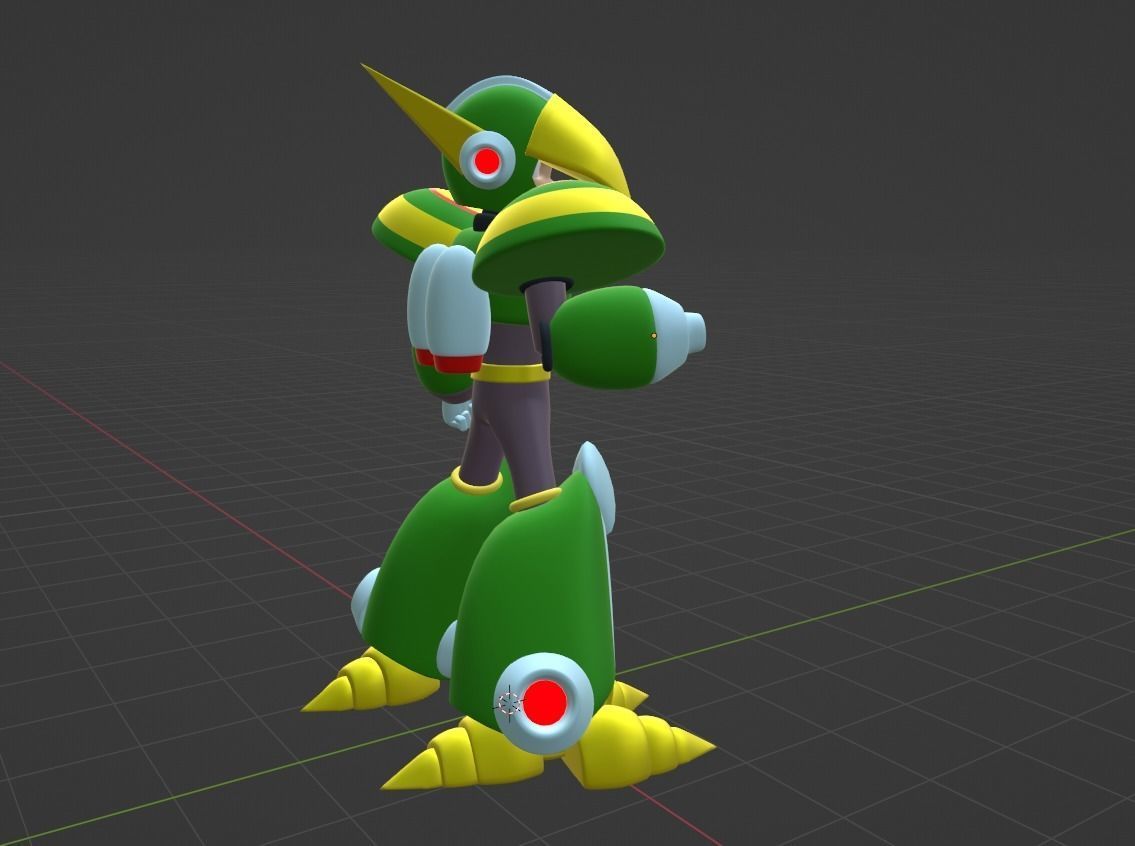 Jupiter Mega Man V 3D model rigged | CGTrader