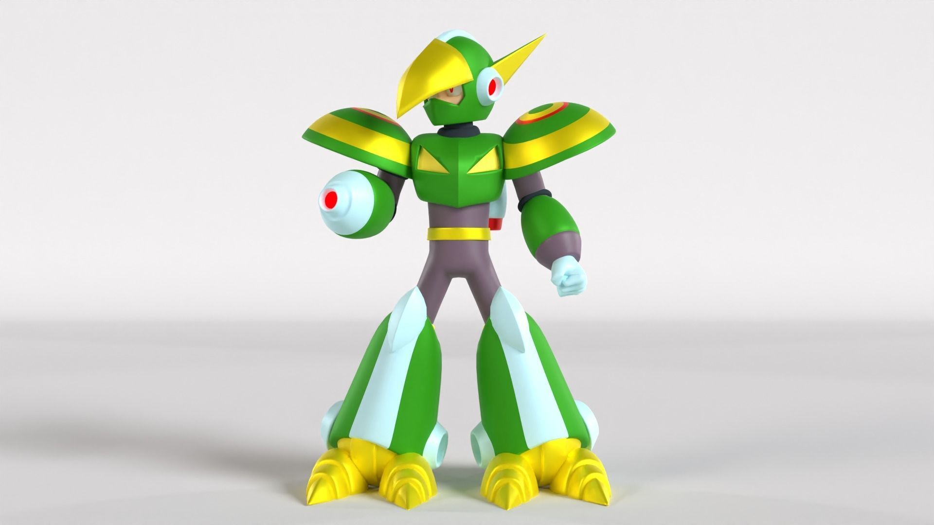 Jupiter Mega Man V 3D model rigged | CGTrader