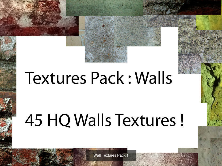 Wall Textures Pack 1-10 3D Model Collection | CGTrader