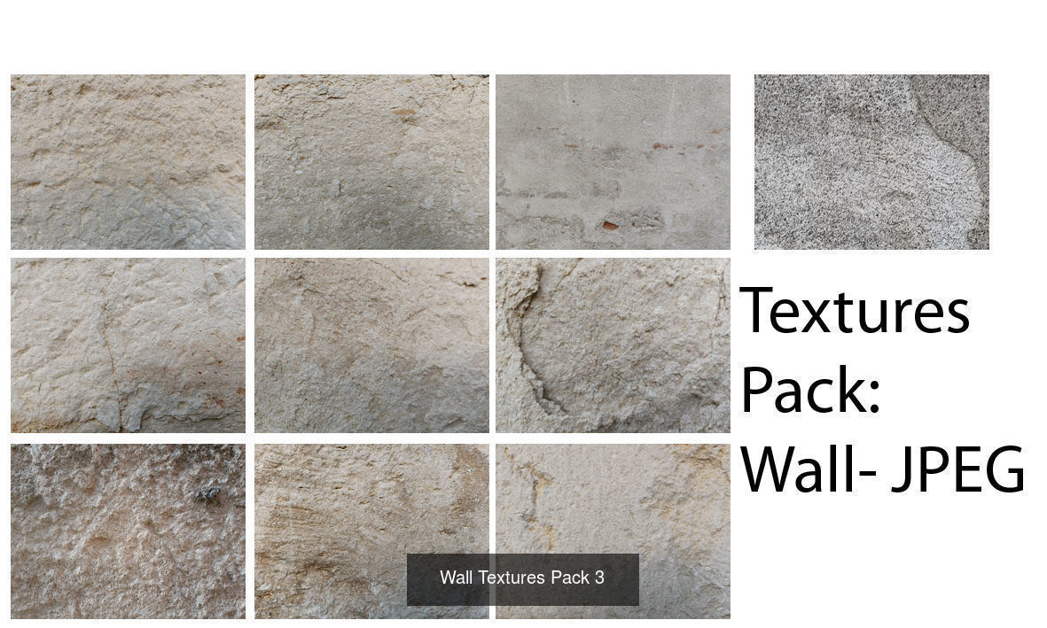 Wall Textures Pack 1-10 3D Model Collection | CGTrader