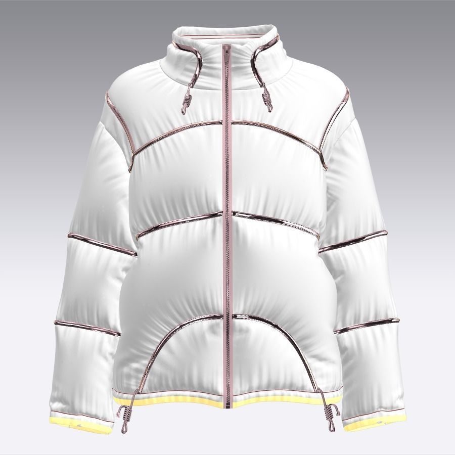 PUFFY JACKET WOMEN 3D model | CGTrader
