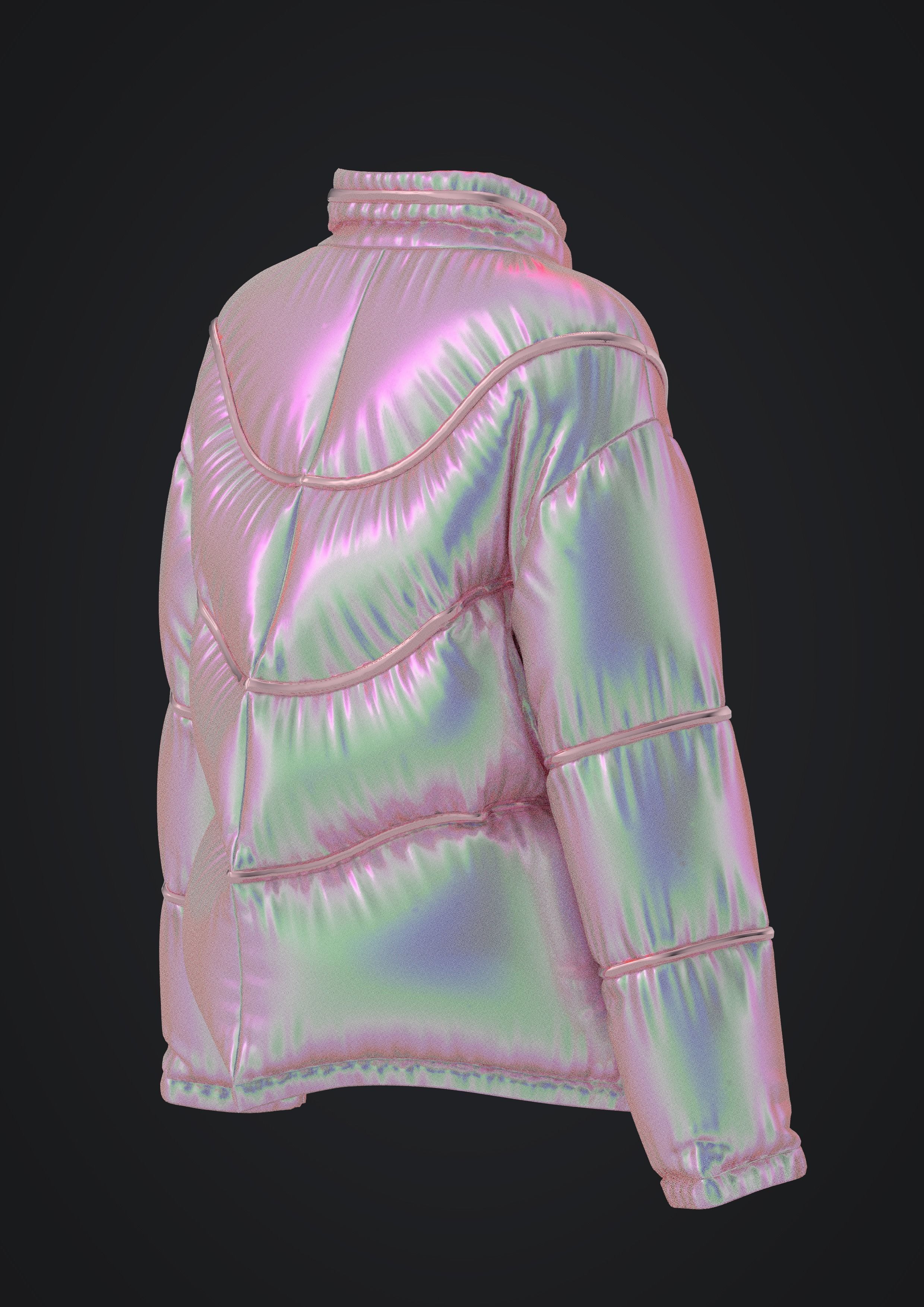 PUFFY JACKET WOMEN 3D model | CGTrader
