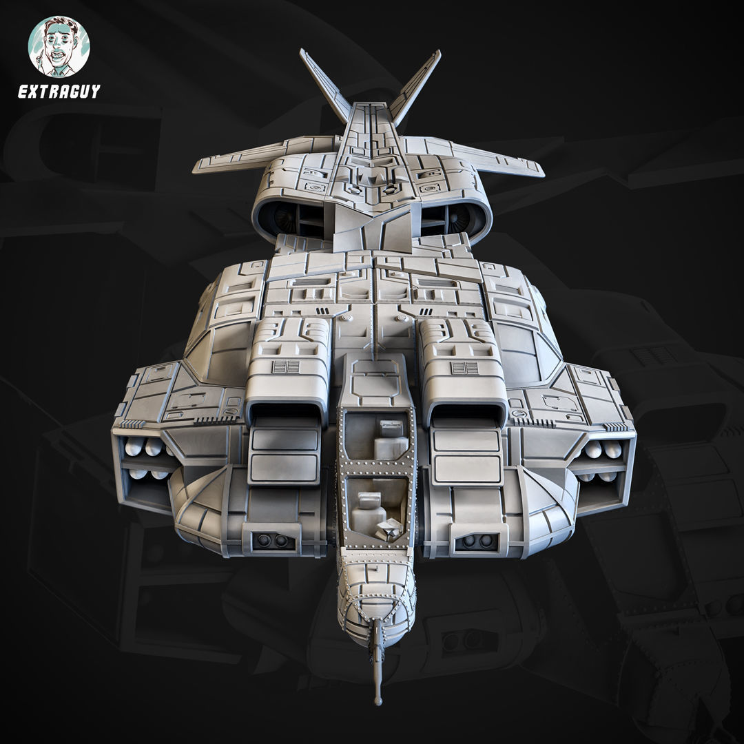Dropship 32mm 3D model 3D printable | CGTrader