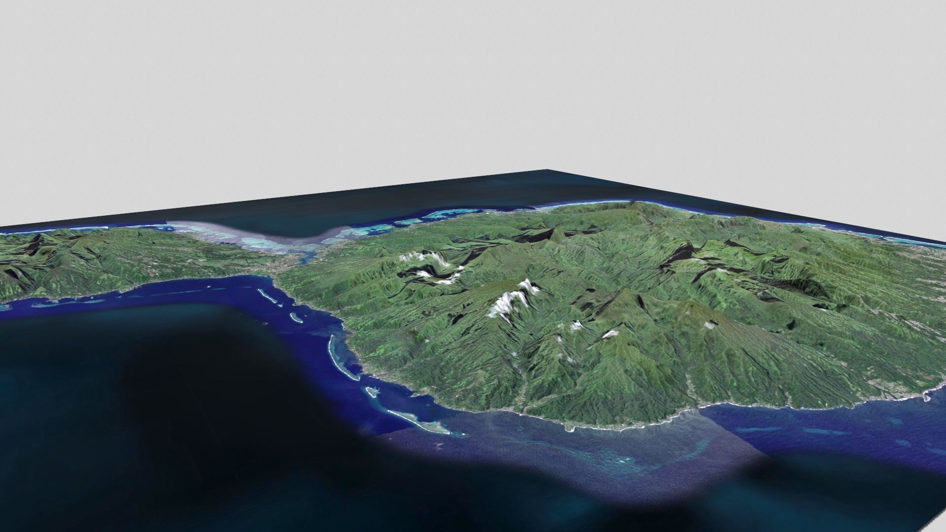 Tahiti island in French Polynesia 3D model | CGTrader