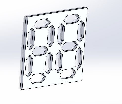 2 DIGIT 7 SEGMENT DISPLAY 3D model 3D printable | CGTrader