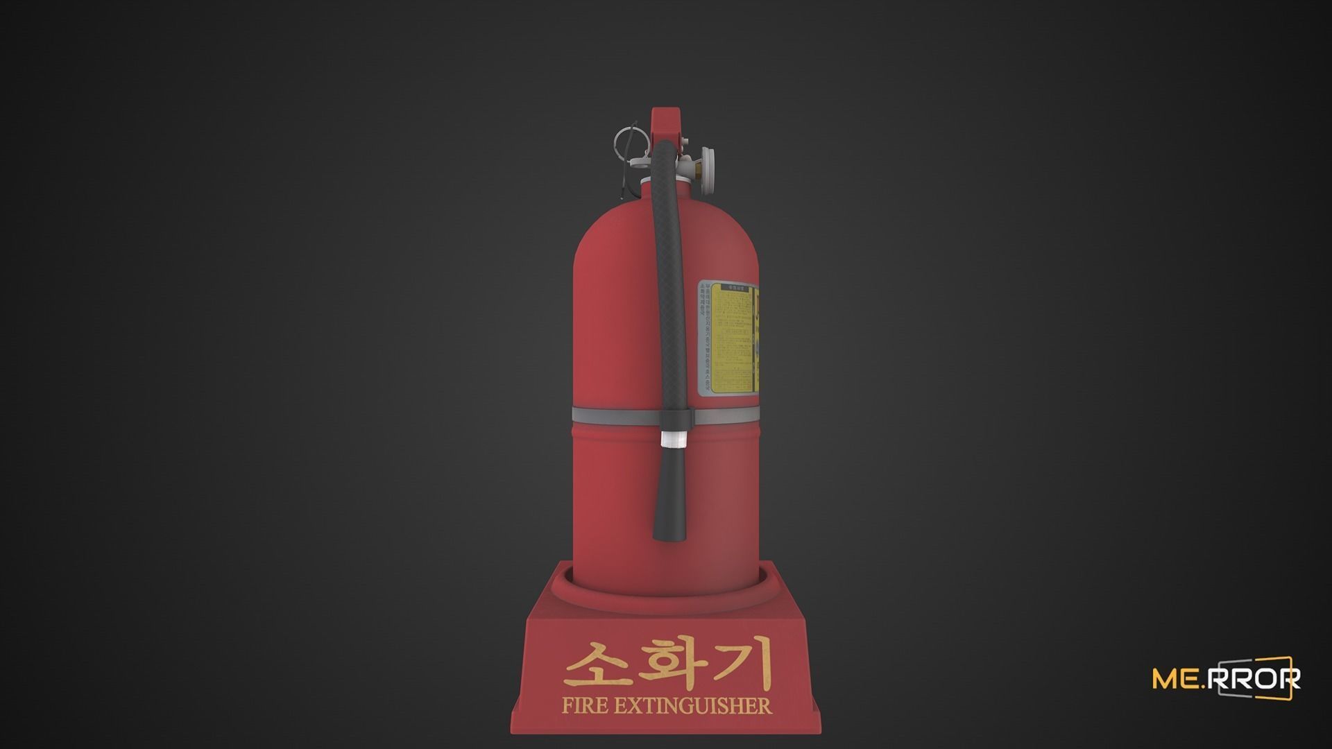 3D model Game Ready Fire Distinguisher VR / AR / low-poly | CGTrader