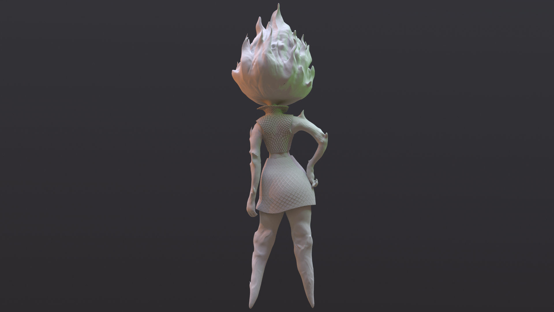 Pixar Elemental Ember Lumen printable 3D model 3D printable | CGTrader