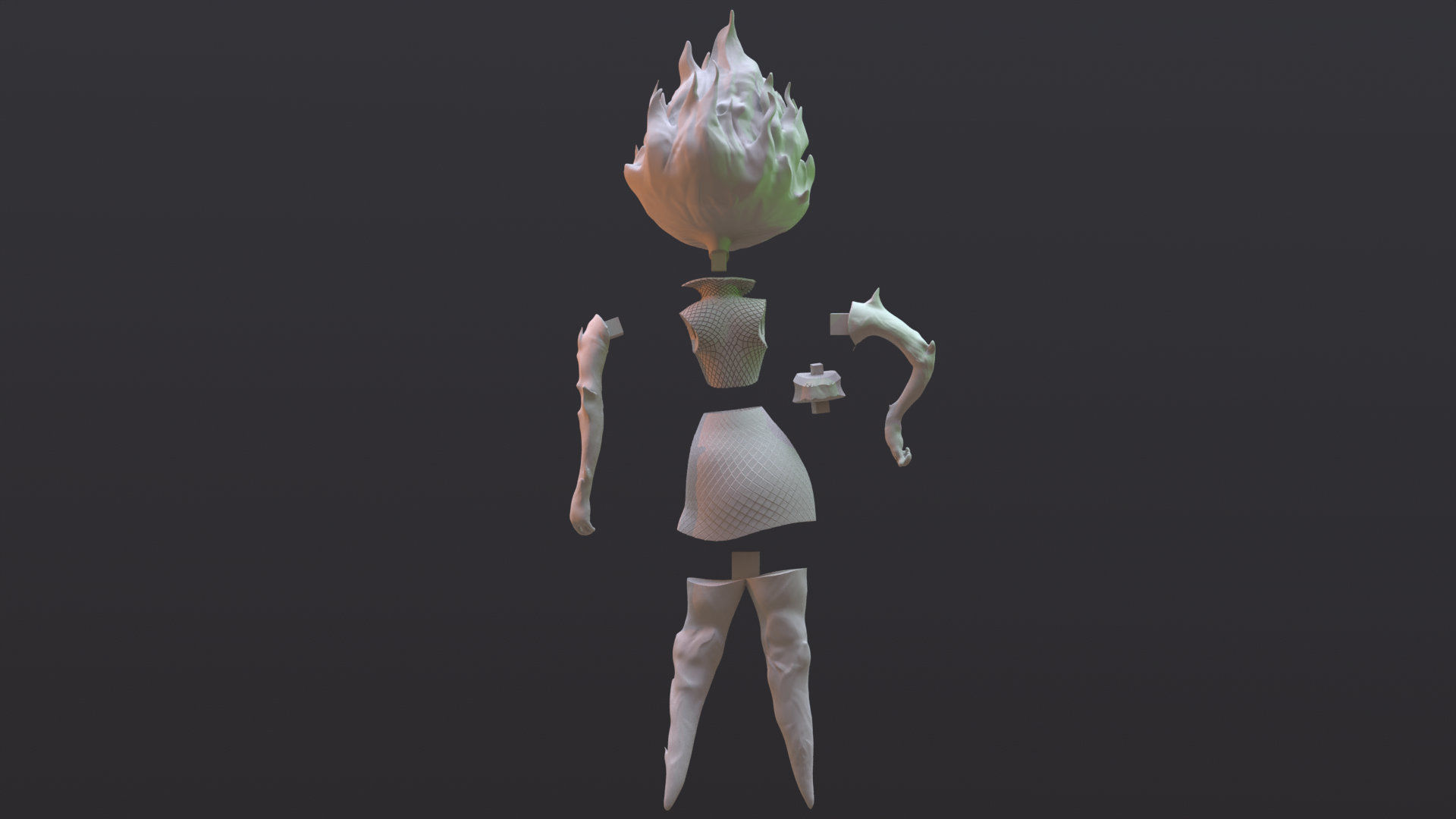 Pixar Elemental Ember Lumen printable 3D model 3D printable | CGTrader