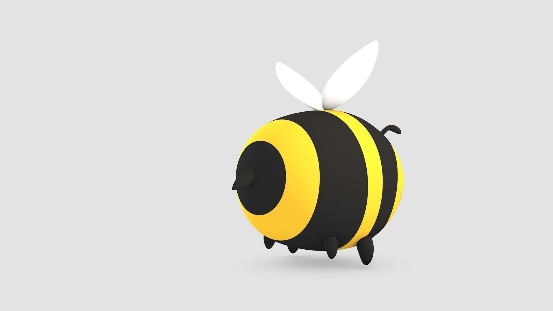 3D model Cartoon Bee VR / AR / low-poly | CGTrader