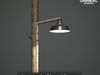 3D model Wood Street Light Pole - Low-Poly 3D model VR / AR / low-poly ...