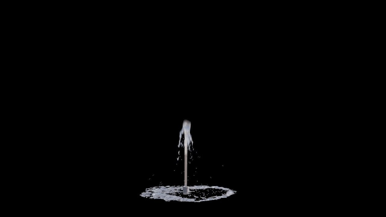 Realistic Water Fountain Loop Animation 13 3D model animated | CGTrader