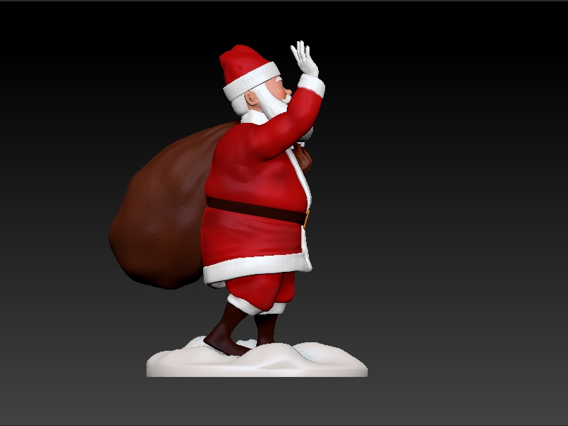 Santa Claus print ready 3D model 3D printable | CGTrader