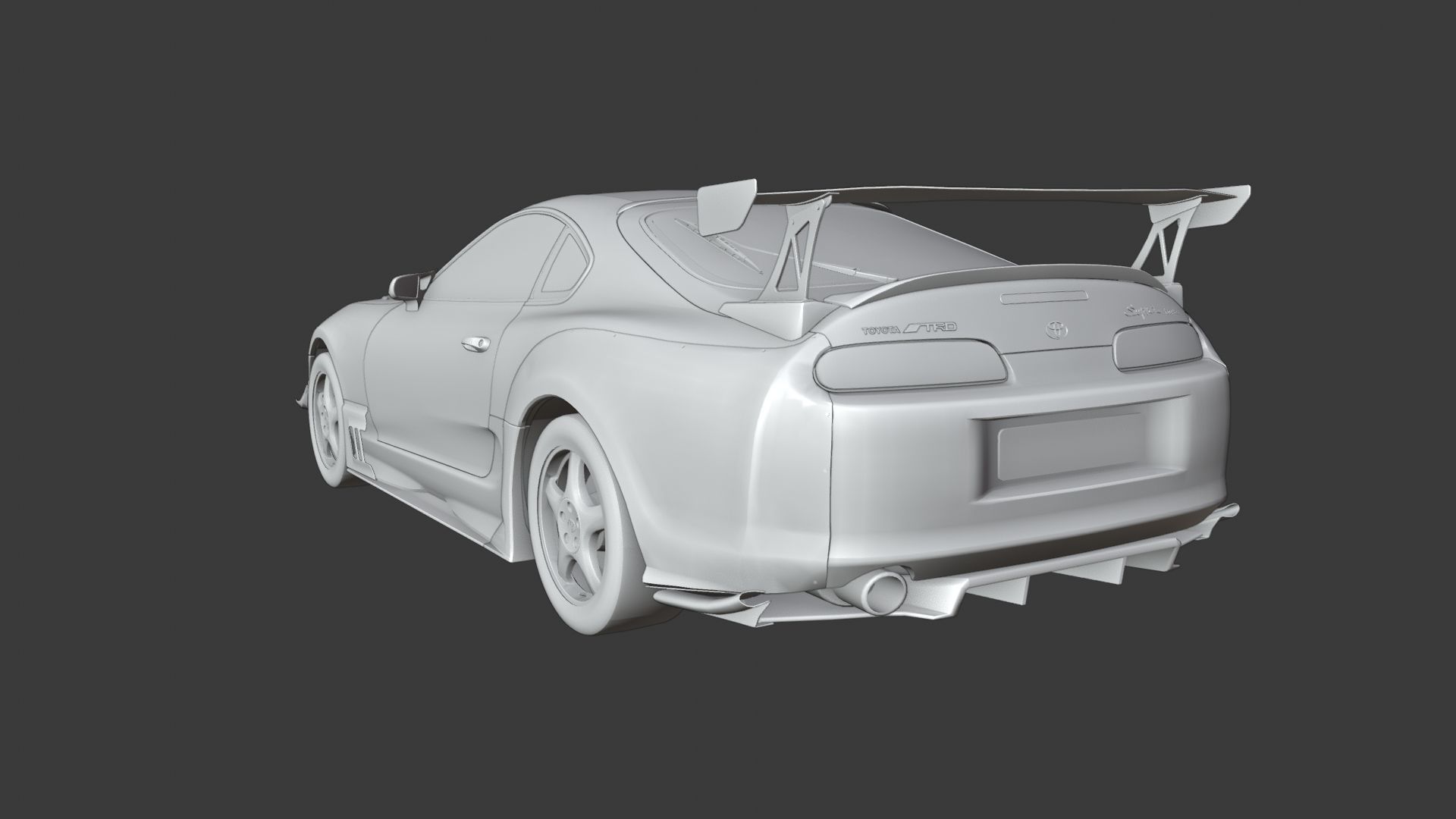 3D model Toyota Supra v2 VR / AR / low-poly | CGTrader