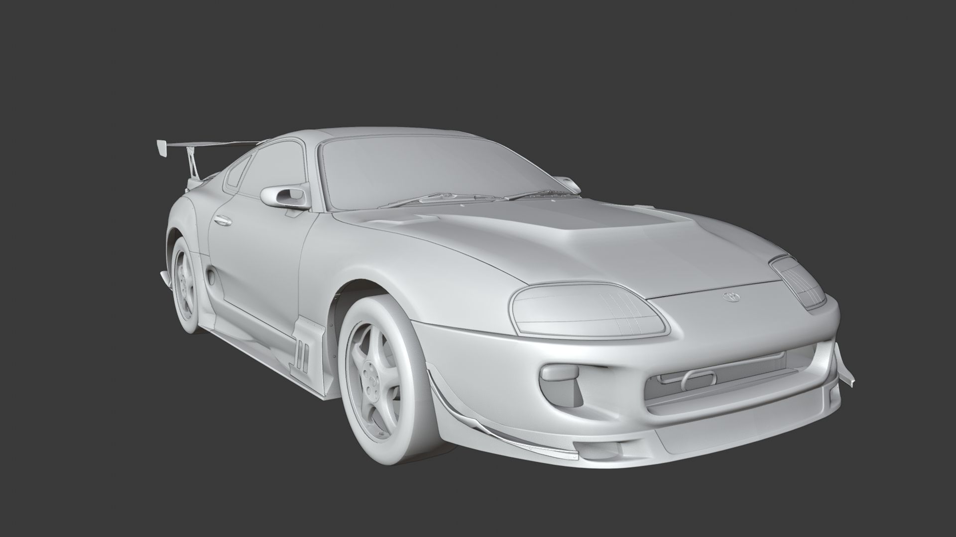 3D model Toyota Supra v2 VR / AR / low-poly | CGTrader