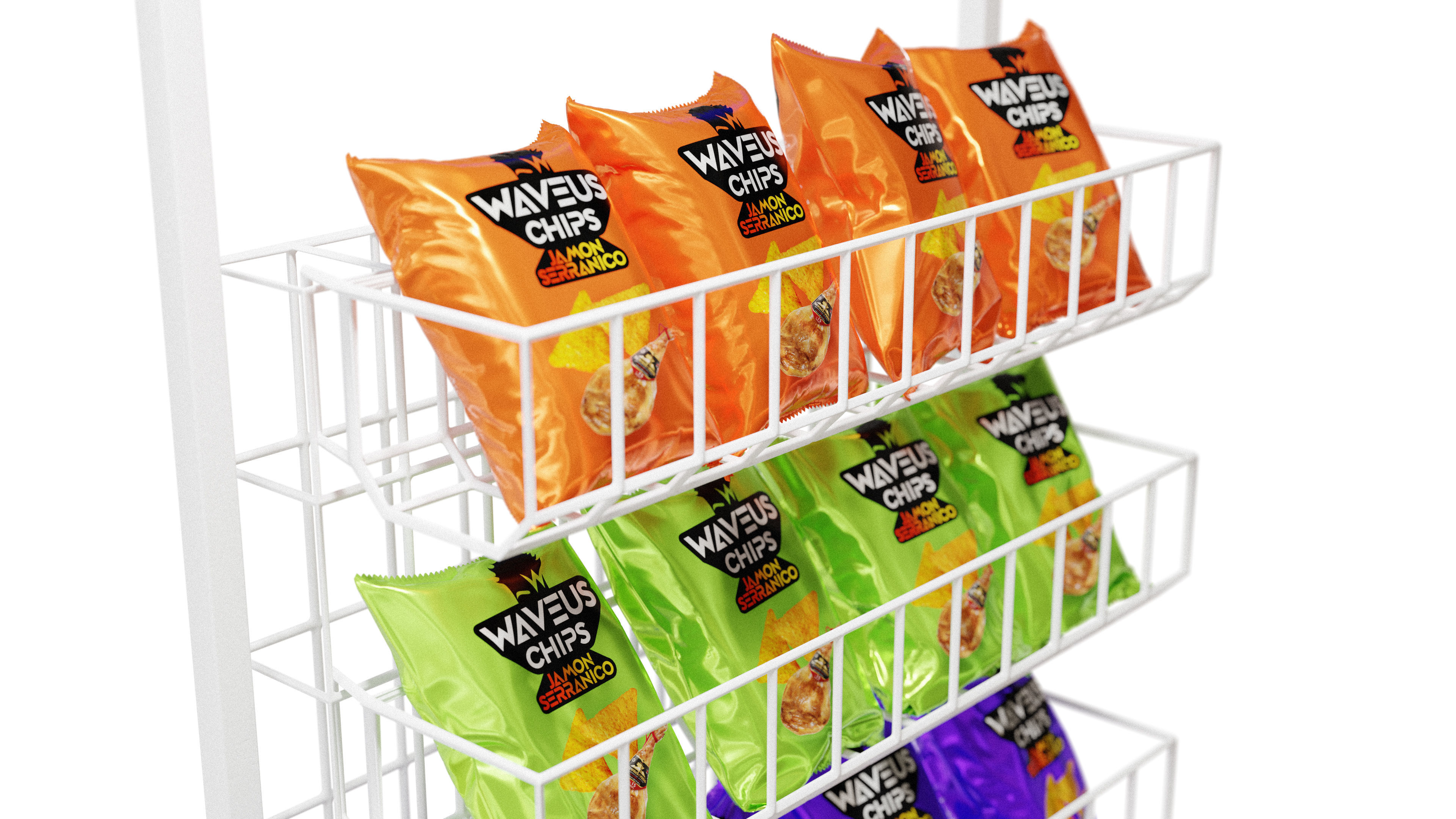 Chips Stand 3D model | CGTrader