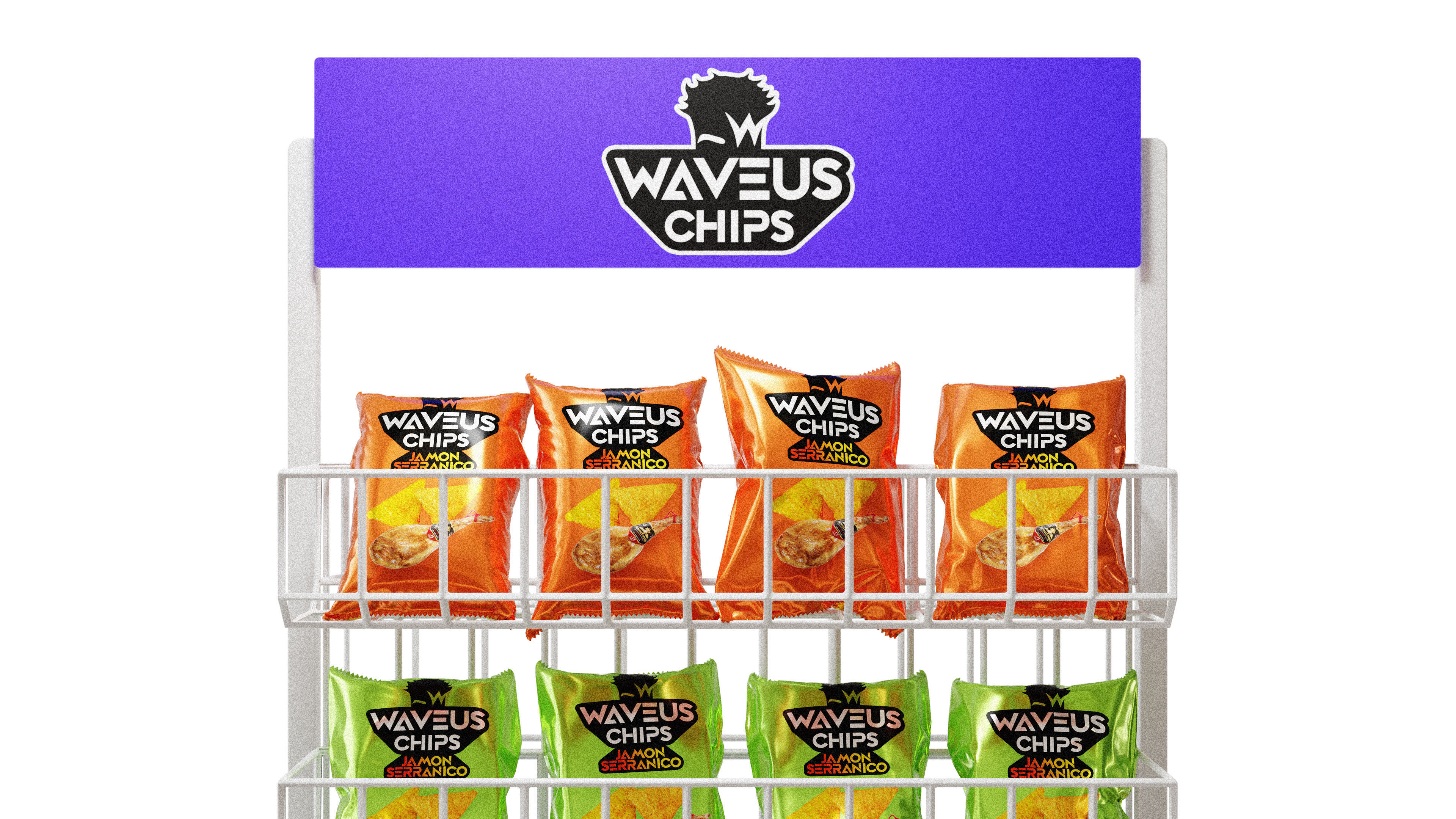 Chips Stand 3D model | CGTrader