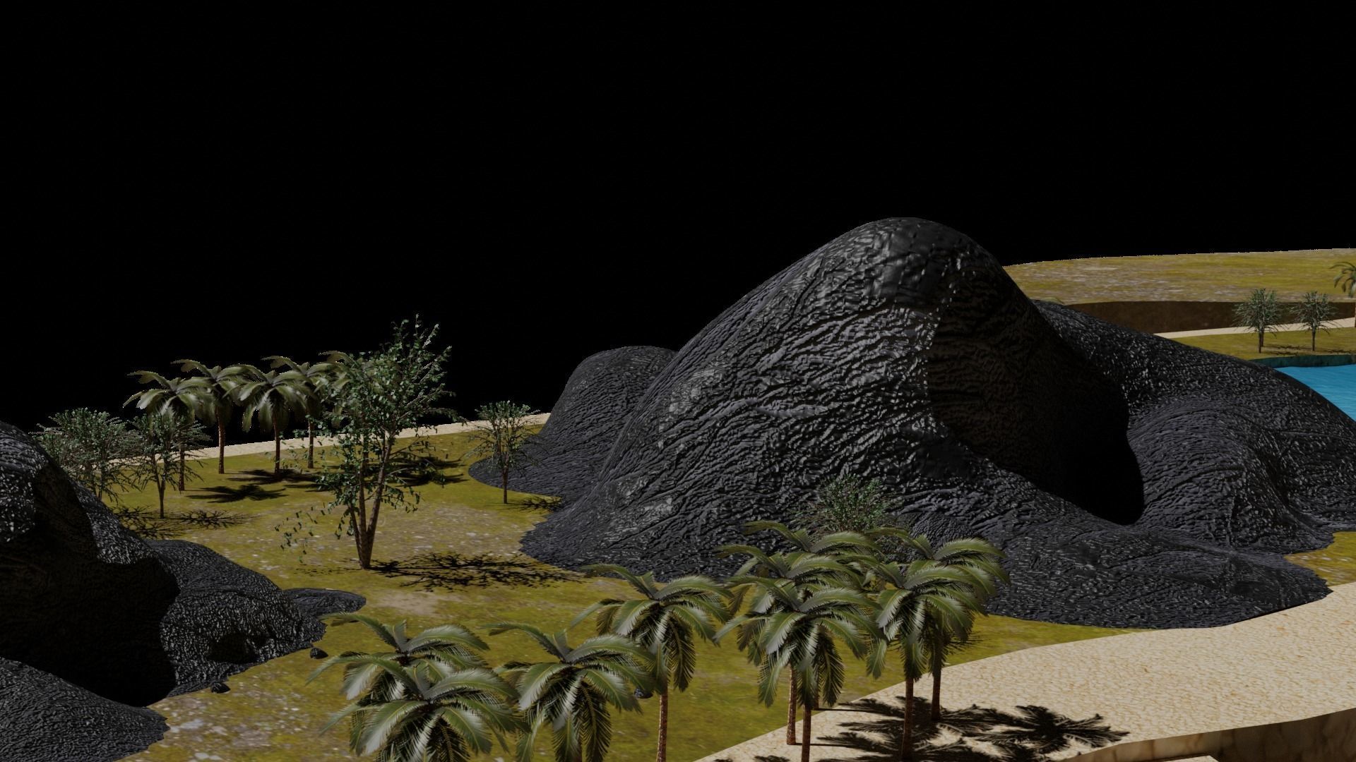 3D model Island Map VR / AR / low-poly | CGTrader