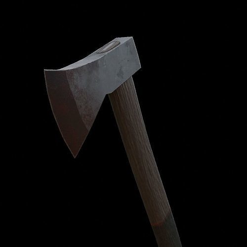 LowPoly Axe 3D model | CGTrader