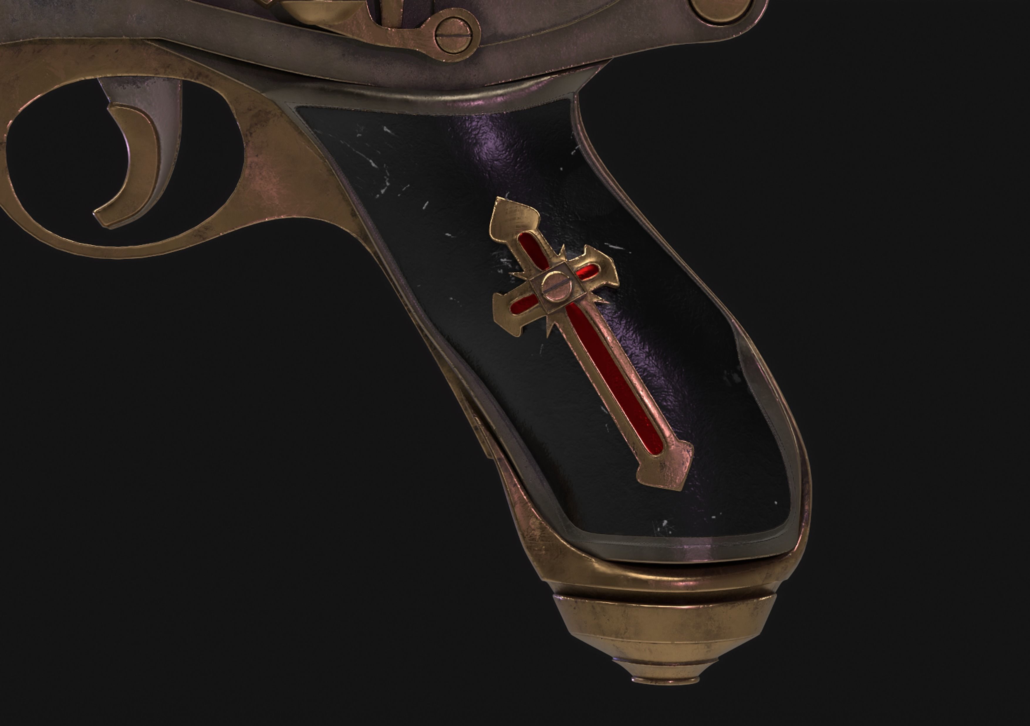 Van Helsing Pistol 3D model | CGTrader