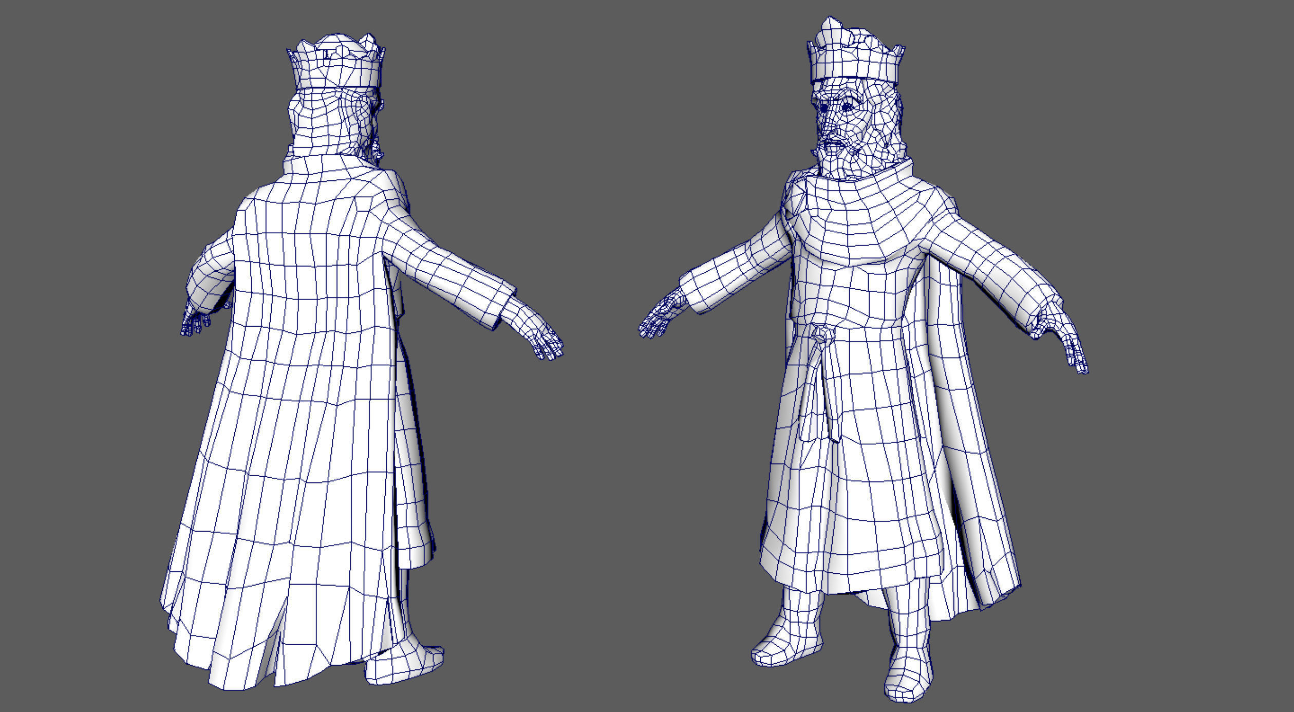 3D model Medieval Stylized Characters - Full VR / AR / low-poly | CGTrader