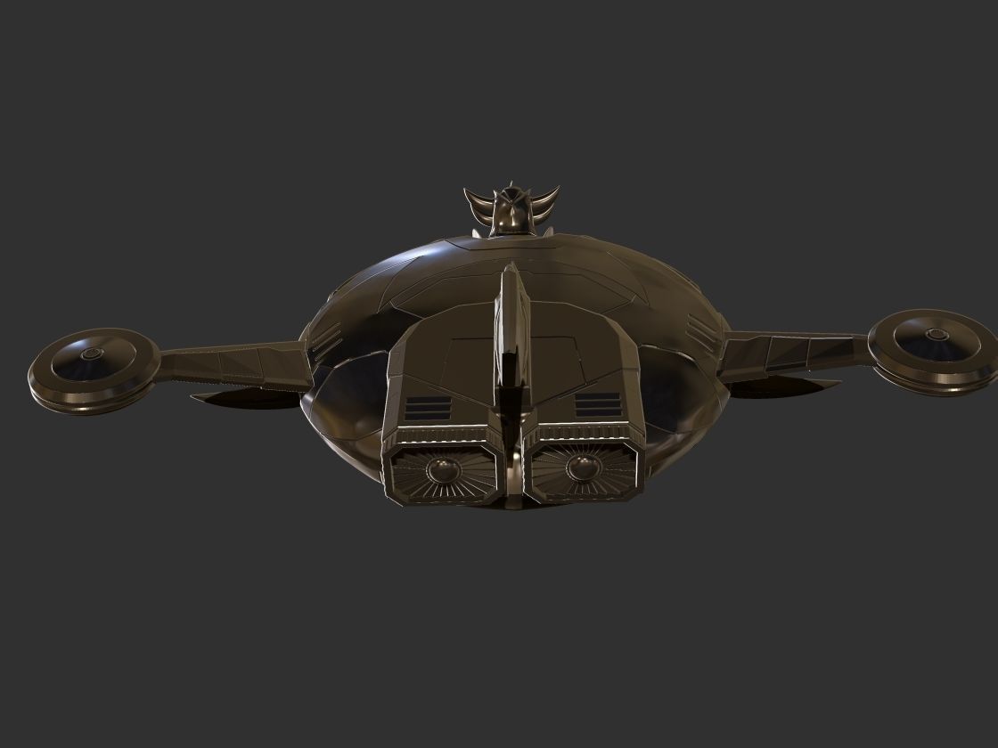 goldorak soucoupe ufo-STL for 3d printer 3D model 3D printable | CGTrader