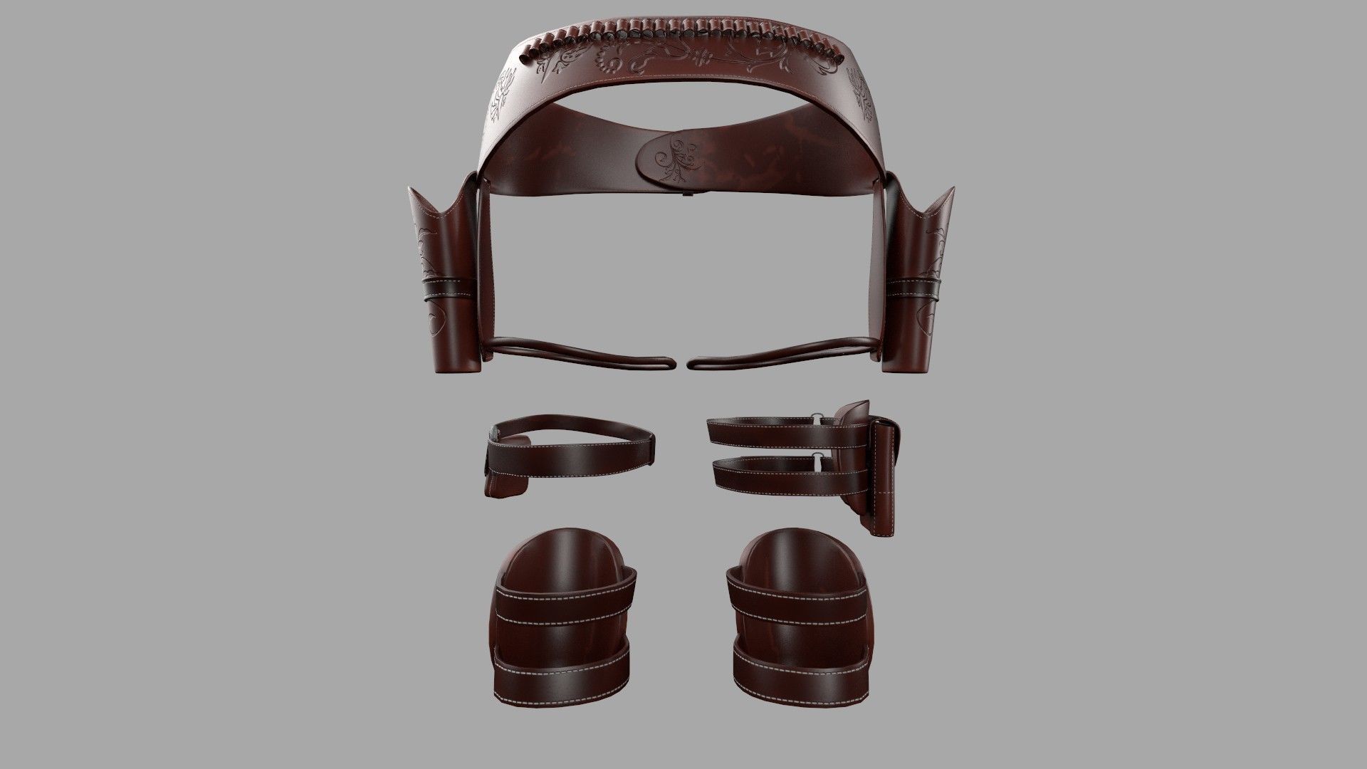 gaming character belt 3D model | CGTrader